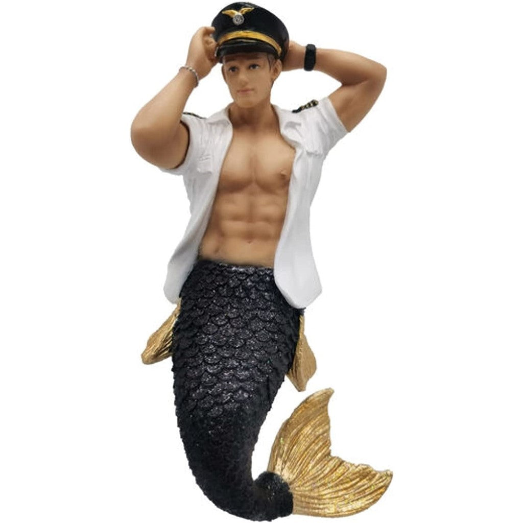 December Diamonds 55-55402 Mr Friendly Skies Merman Resin Ornament 7 I ...
