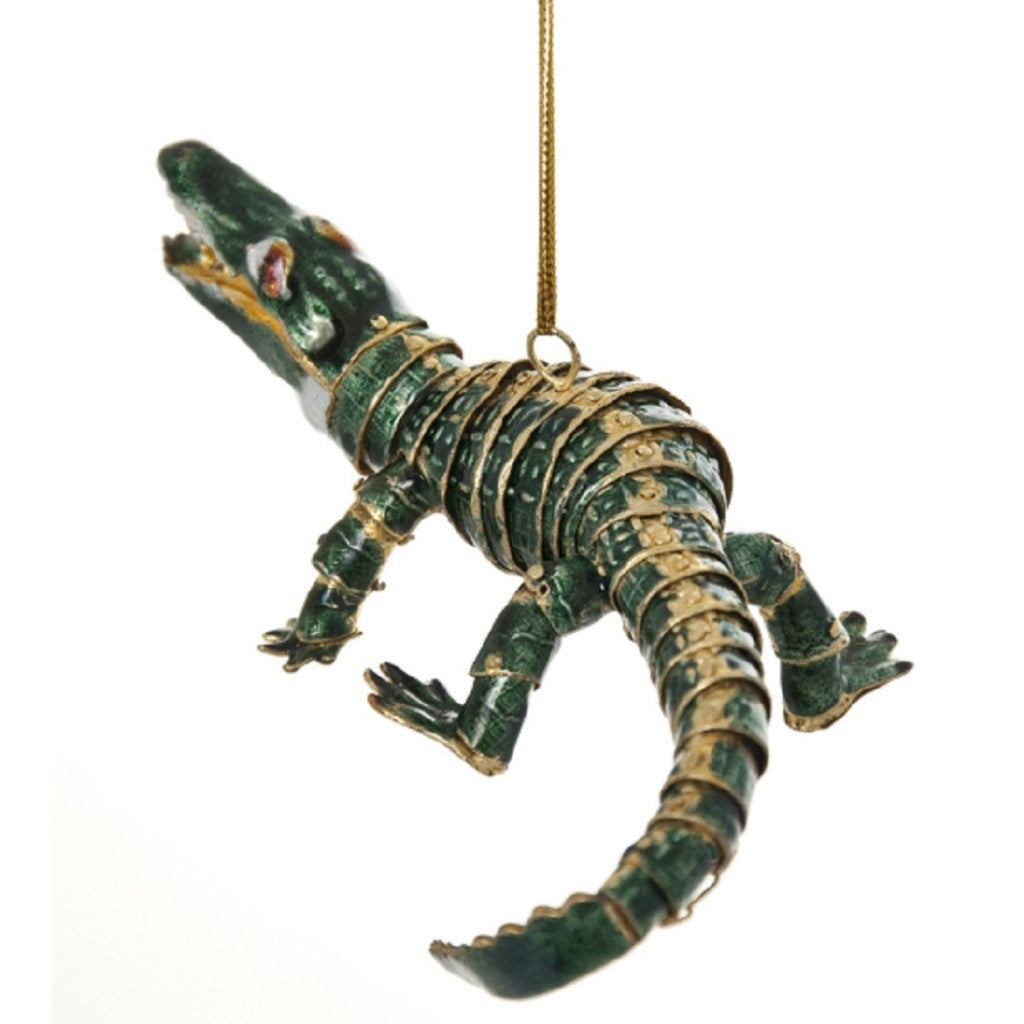 Cloisonne Articulated Alligator Hanging Ornament 5 Inches – Florida Gifts