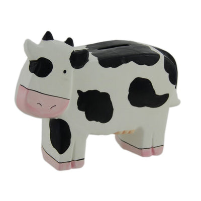 Ceramic Cow Coin Money Bank – Florida Gifts
